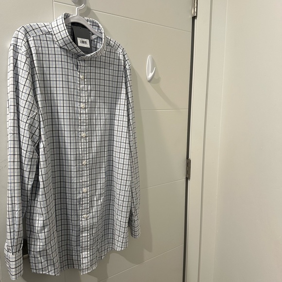 G/FORE | Shirts | Gfore Mens Skull Plaid Black Gray White Long Sleeve ...